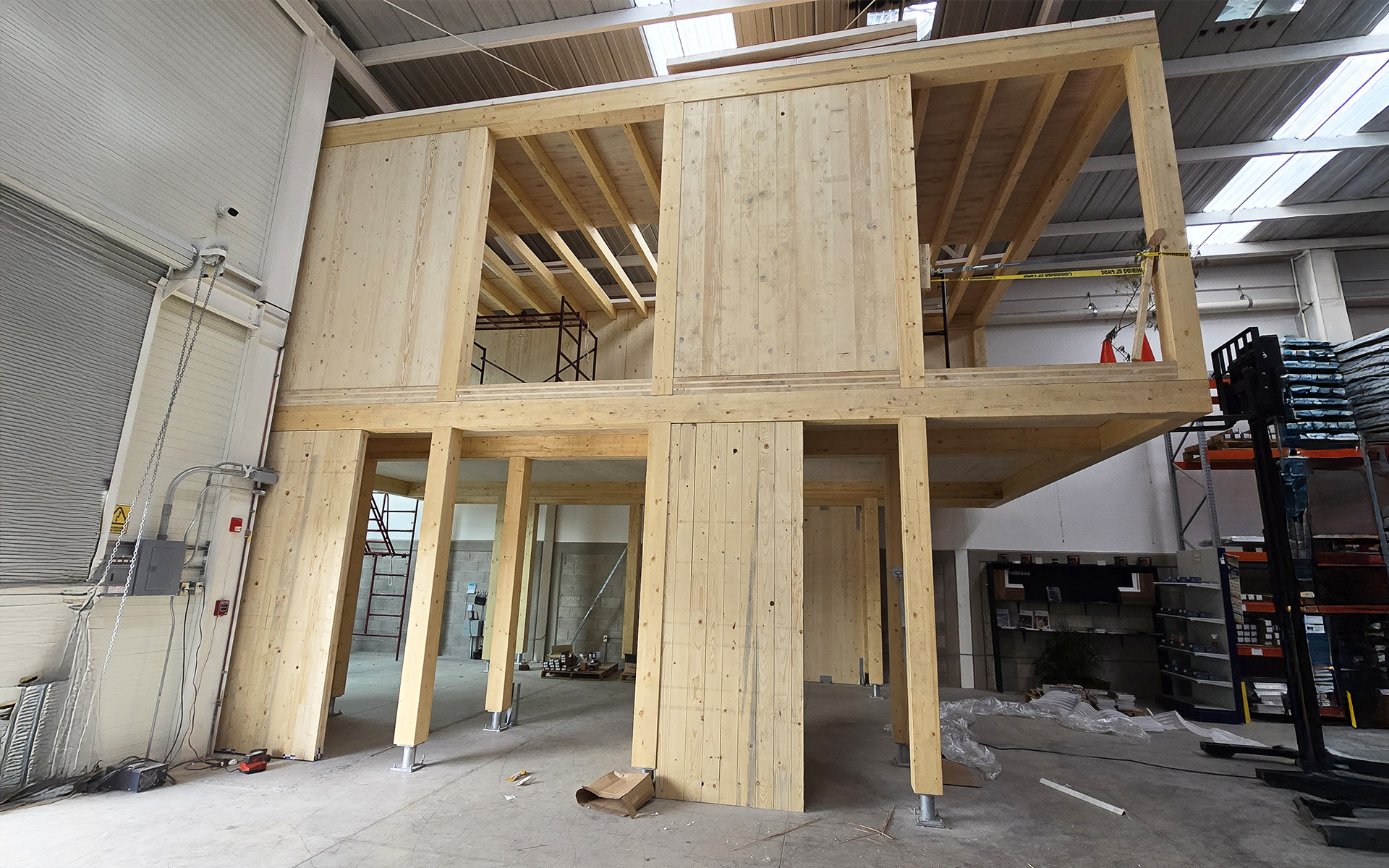 El primer edificio de México con paredes portantes de paneles de CLT