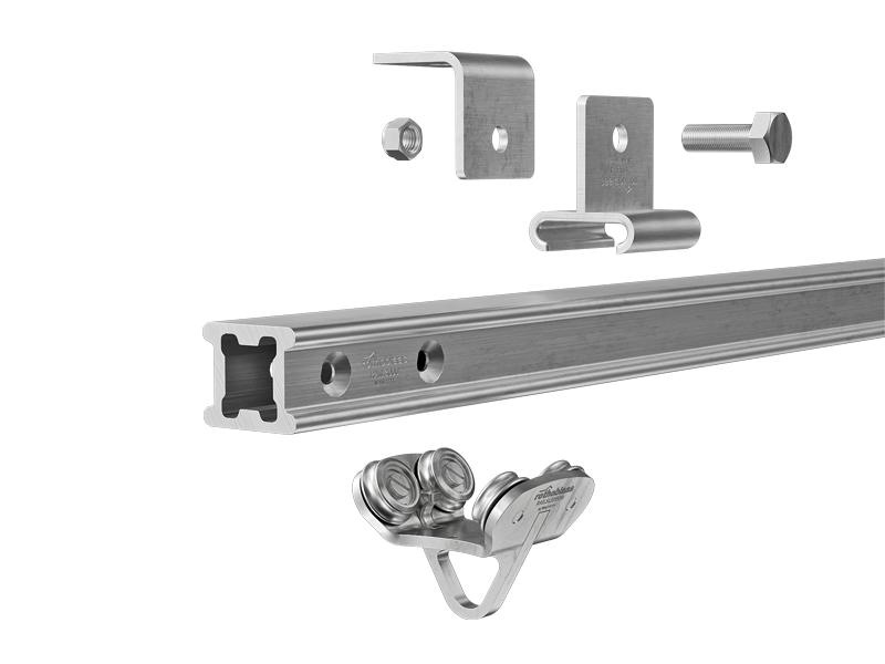 SISTEMA DE RIEL PARA USO HORIZONTAL Y VERTICAL | H-RAIL | Rohoblaas